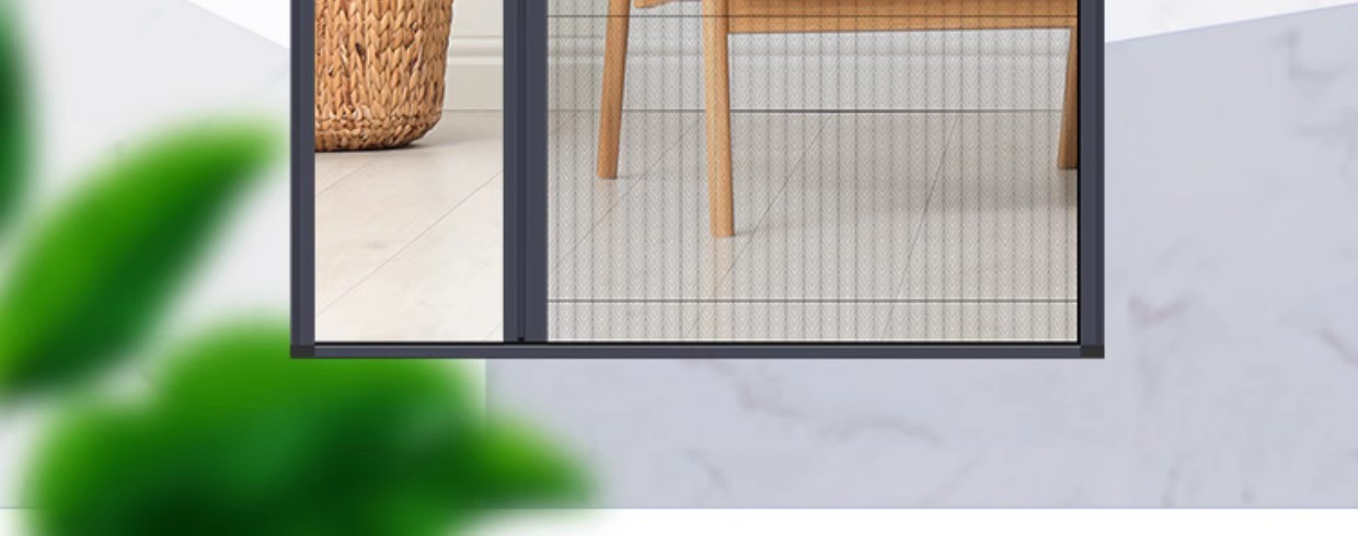 Trackless Folding Screen Door Accordion Sliding Door Home Aluminum Anti ...