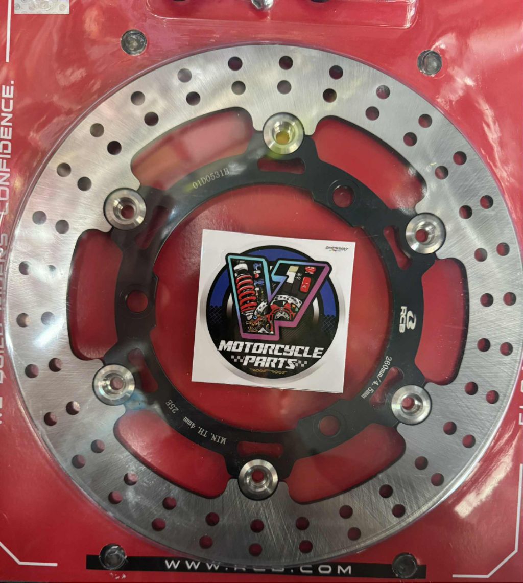 RCB FLOATING BIG DISC E2+ 260mm FOR YAMAHA NMAX & AEROX Front with ...
