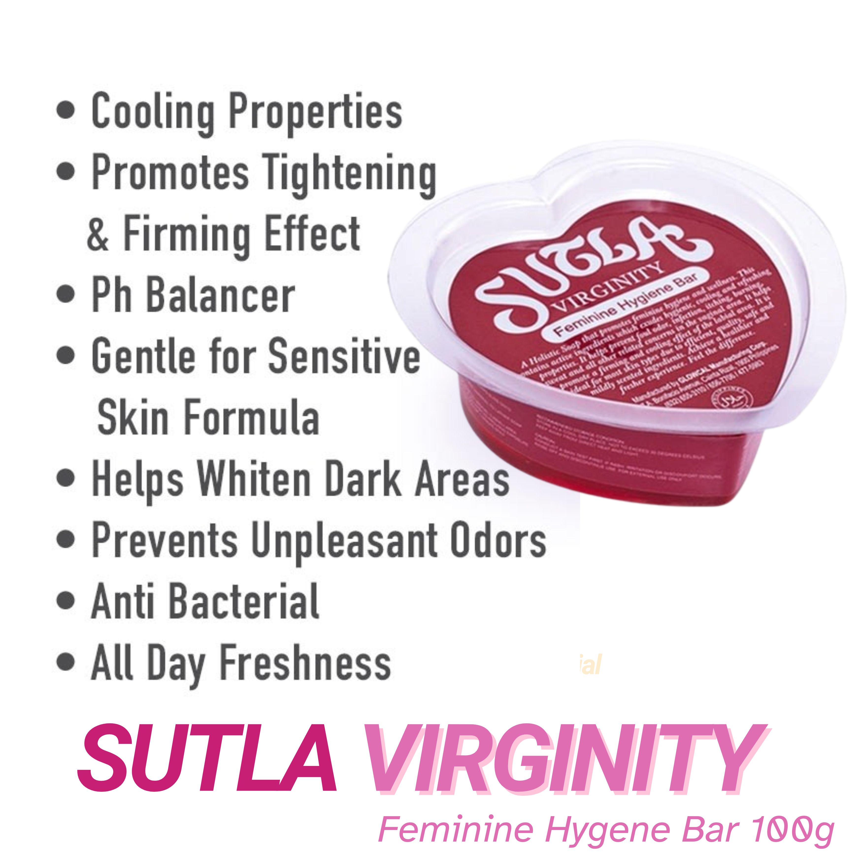 Sutla Virginity Feminine Hygiene Bar Soap 100g | Shopee Philippines