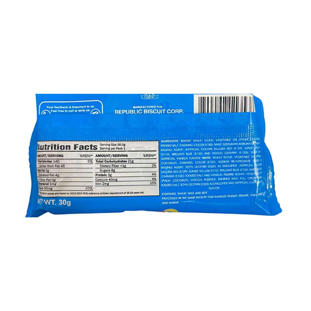 REBISCO - COMBI Triple Choco Crackers Sandwich 10PCS X 30G | Shopee ...