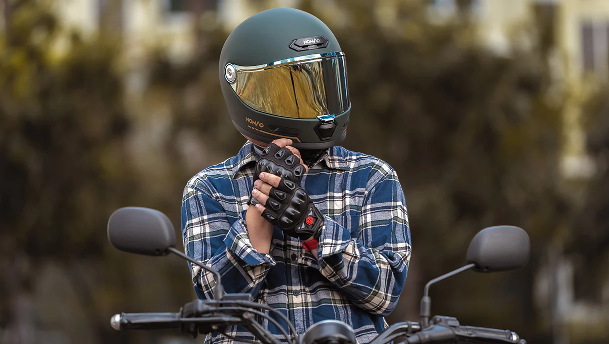 Spyder Nomad Camino Classic Full Face Single Visor Helmet for ...