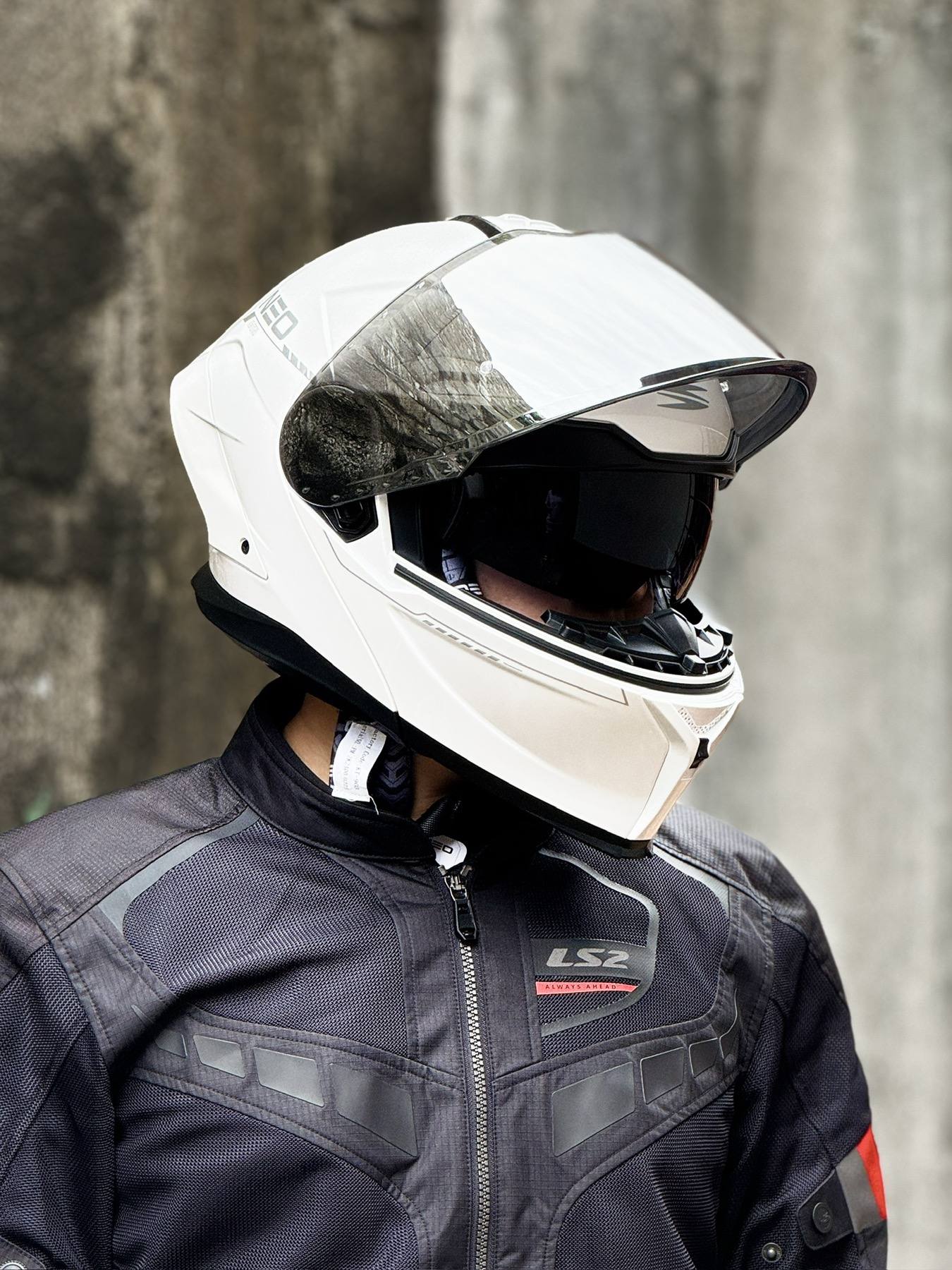 Spyder Neo Icon Modular Dual Visor Helmet for Motorcycle (Free Clear ...