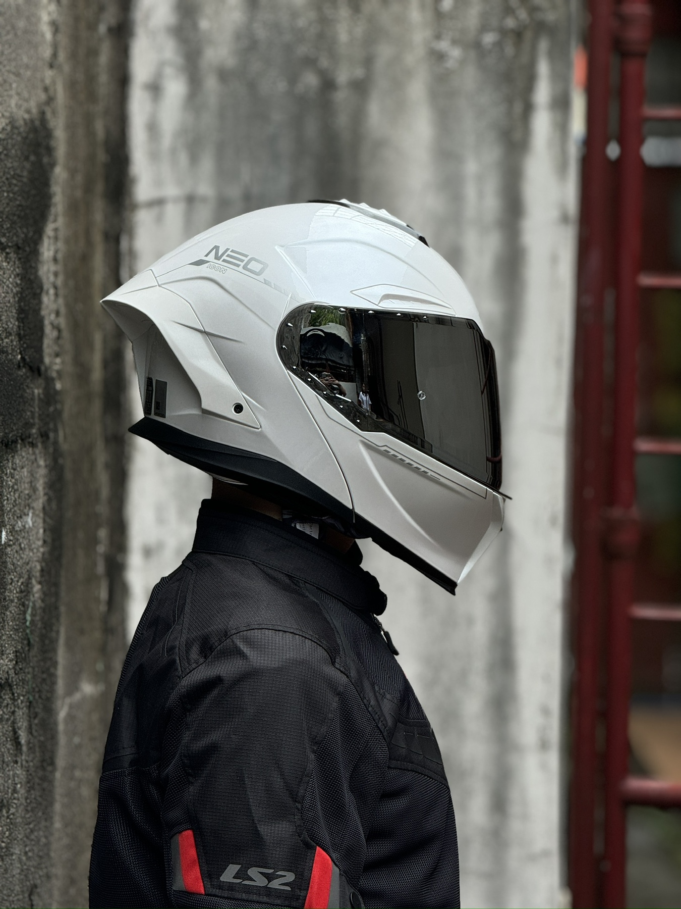 Spyder Neo Icon Modular Dual Visor Helmet for Motorcycle (Free Clear ...