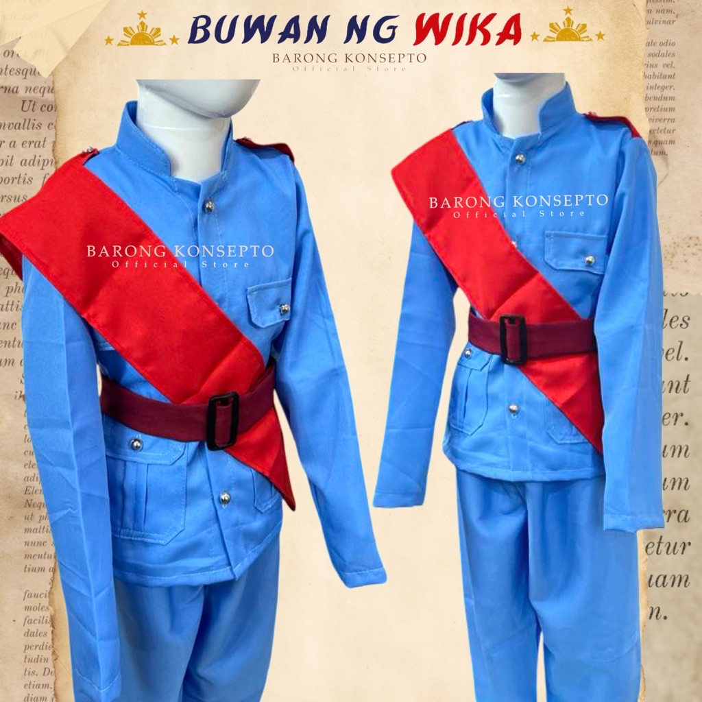 EMILIO AGUINALDO - Buwan ng Wika Costume | Shopee Philippines