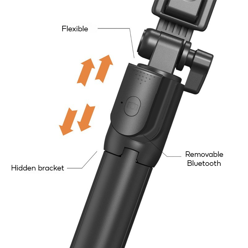 Adjustable Selfie Stick with Lights and Tripod Stand with Built-in ...