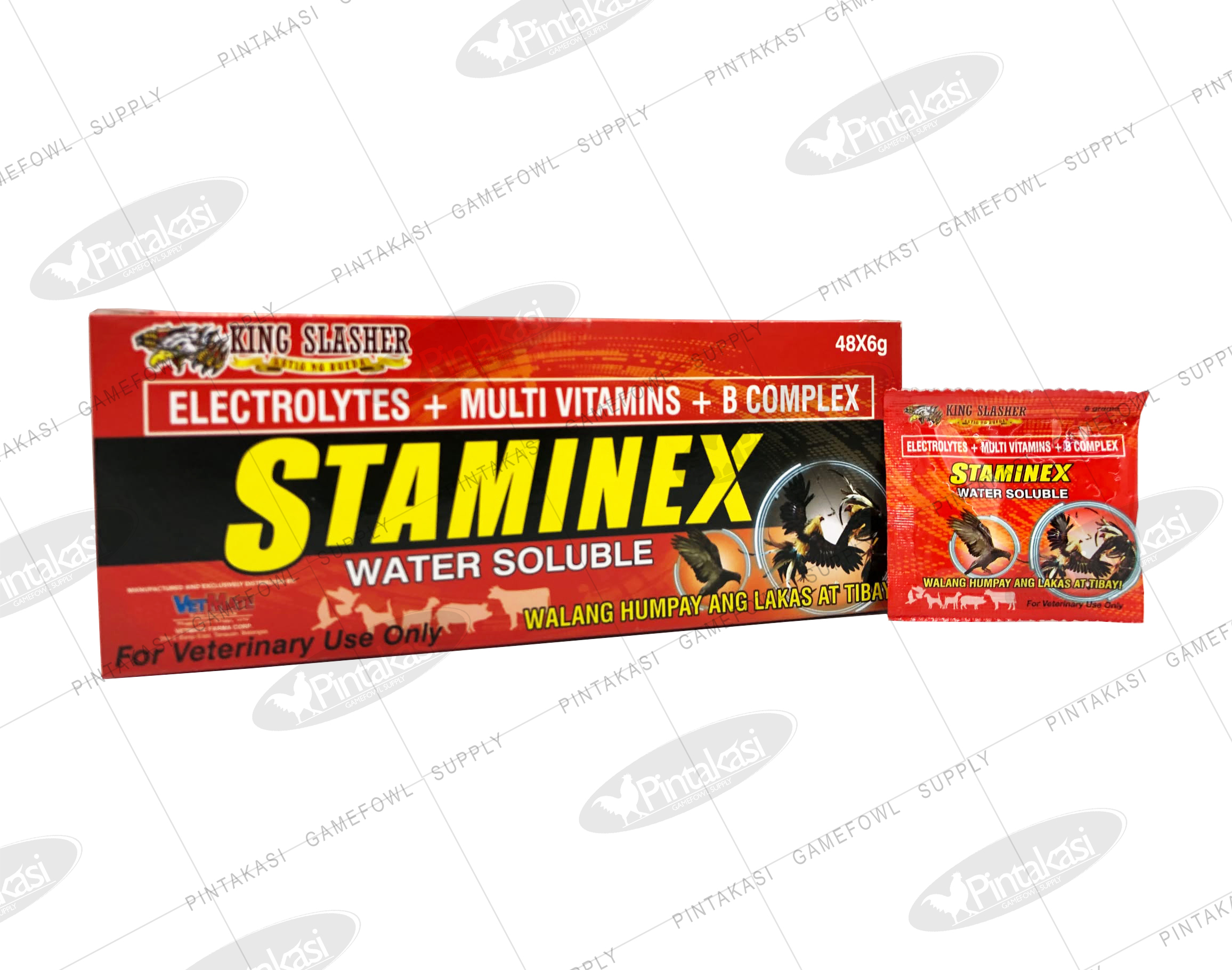 5 sachet King Slasher Staminex 6g Electrolytes + Multi Vitamins + B ...