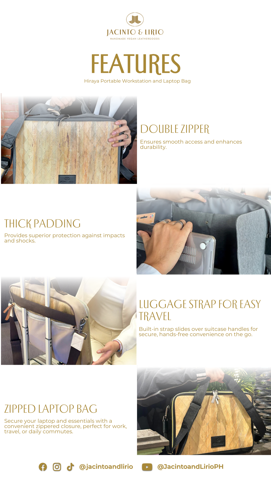 Jacinto & Lirio - Hiraya Laptop Bag (13") | Shopee Philippines