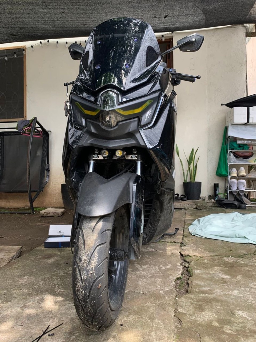 Yamaha Nmax v3 Stainless Tpost Bracket for Mini Driving Lights Only ...