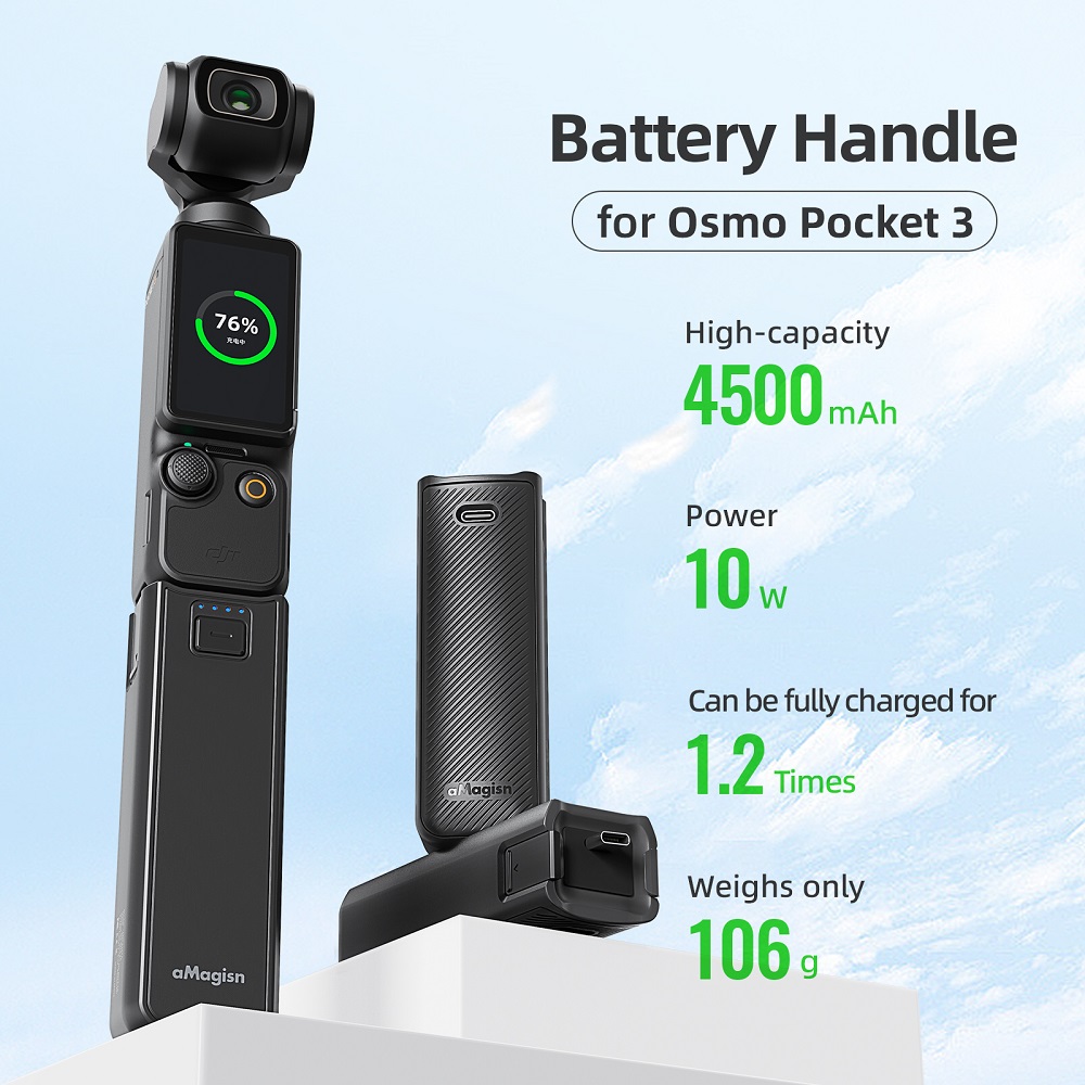 aMagisn Handheld Power Bank for DJI Osmo Pocket 3 - 4500mAh ...