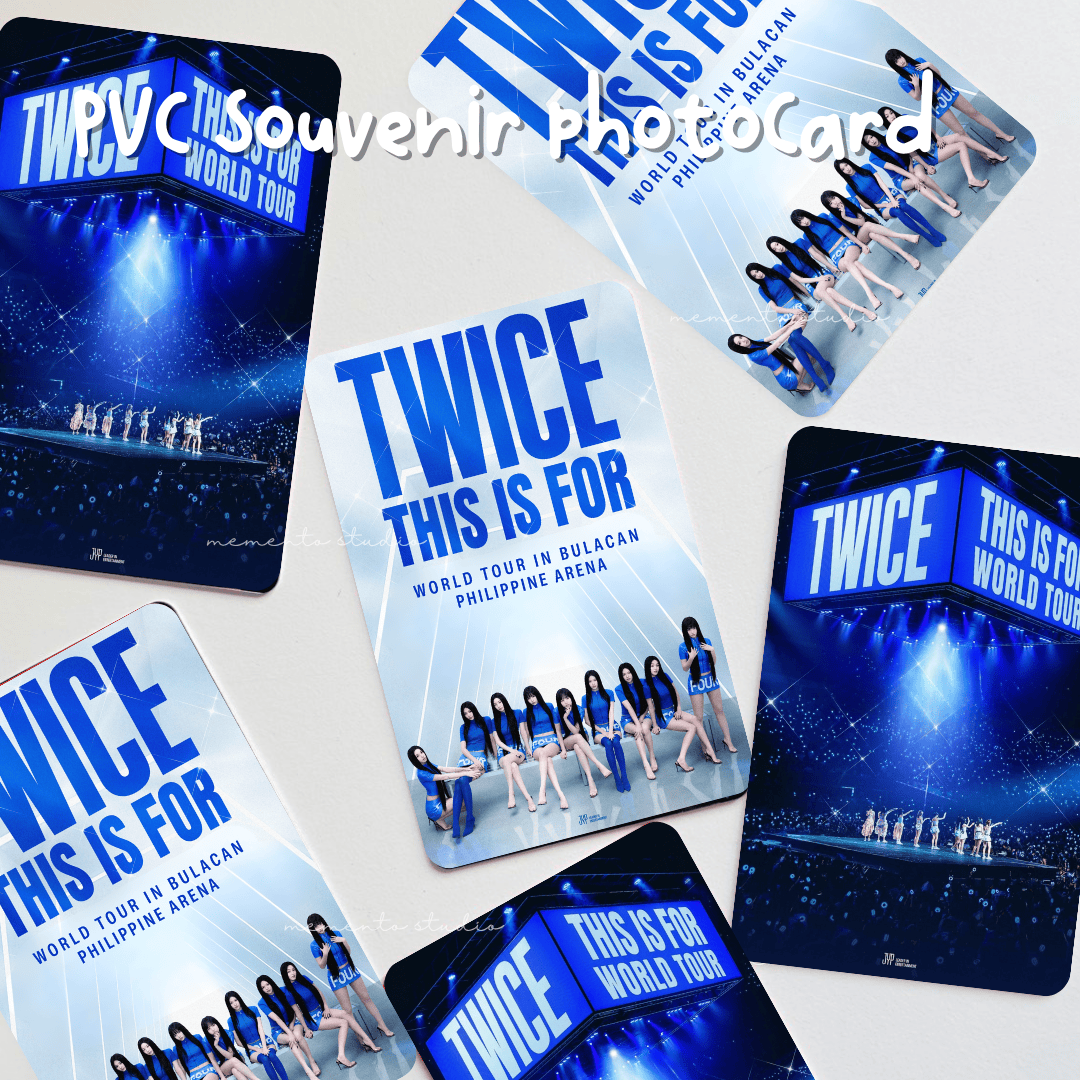 TWICE This is For World Tour 2025 Acrylic Concert Ticket & Photocard ...