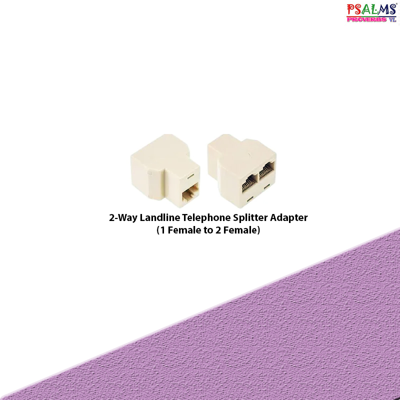 Telephone Splitter and Modular outlet (per piece) | Shopee Philippines