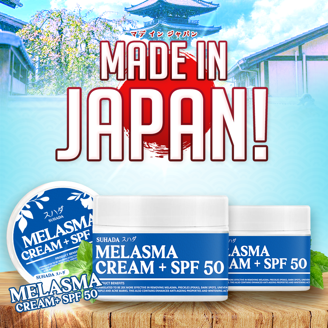 Suhada - Japanese Melasma Cream with SPF 50 25g Removes Melasma, Pekas ...