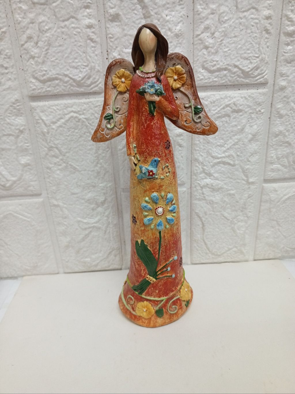 10 inches POLY LADY ANGEL FIGURINE DECOR | Shopee Philippines