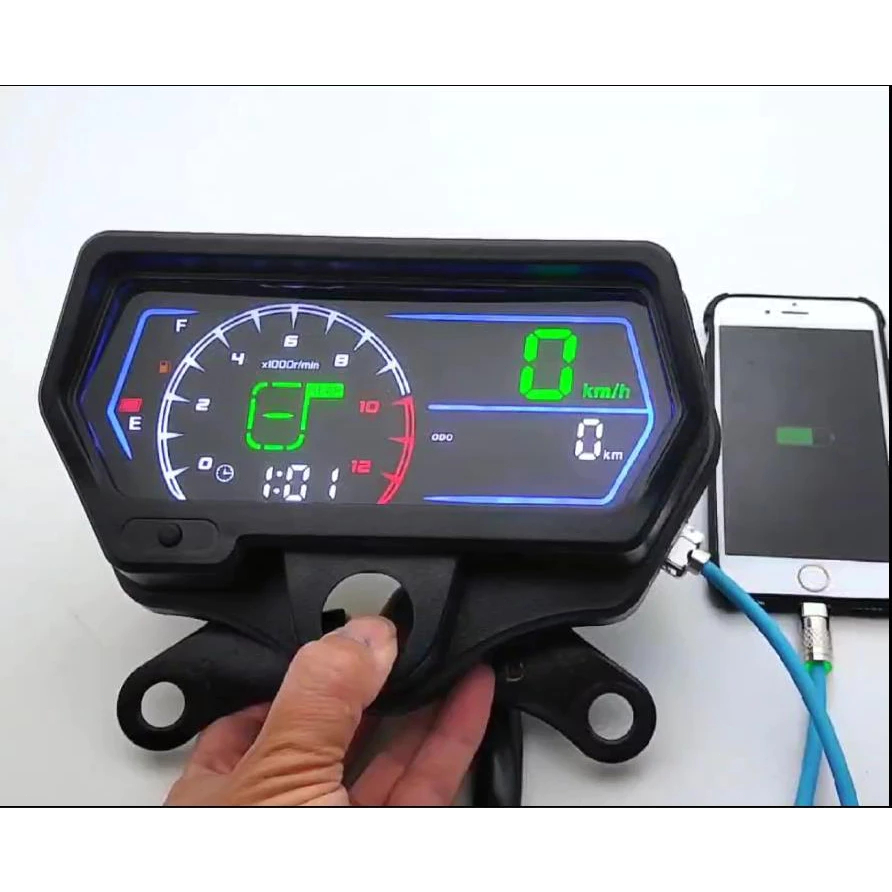 LED Digital Meter Assy For Honda CG125 Rusi Tc 125 Tc 150 Skygo 125 ...