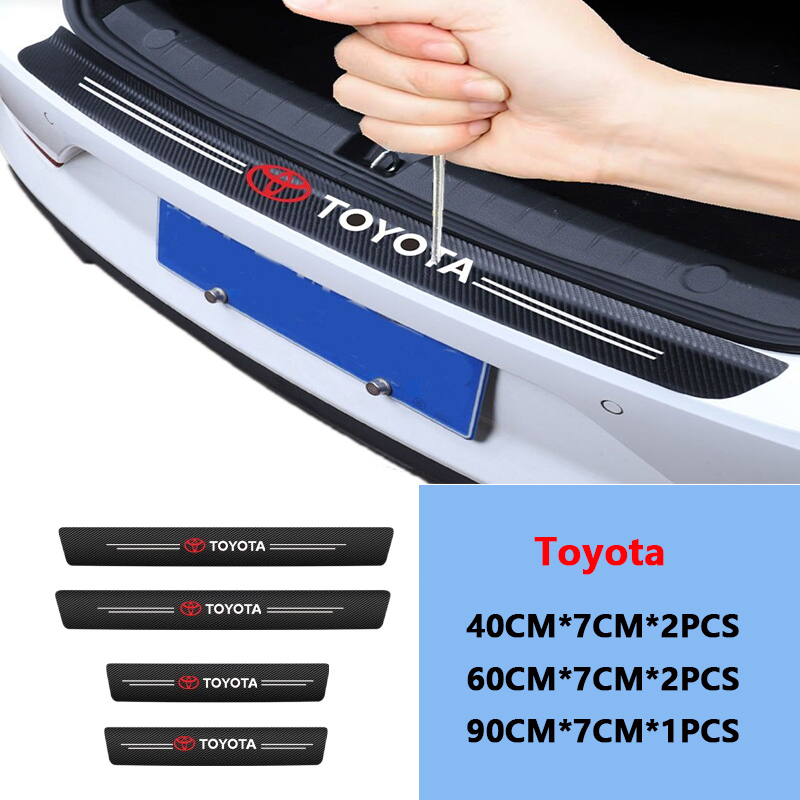 4Pcs/Set Car Door Sill Protection Strip Anti-Scratch Durable Honda Car ...