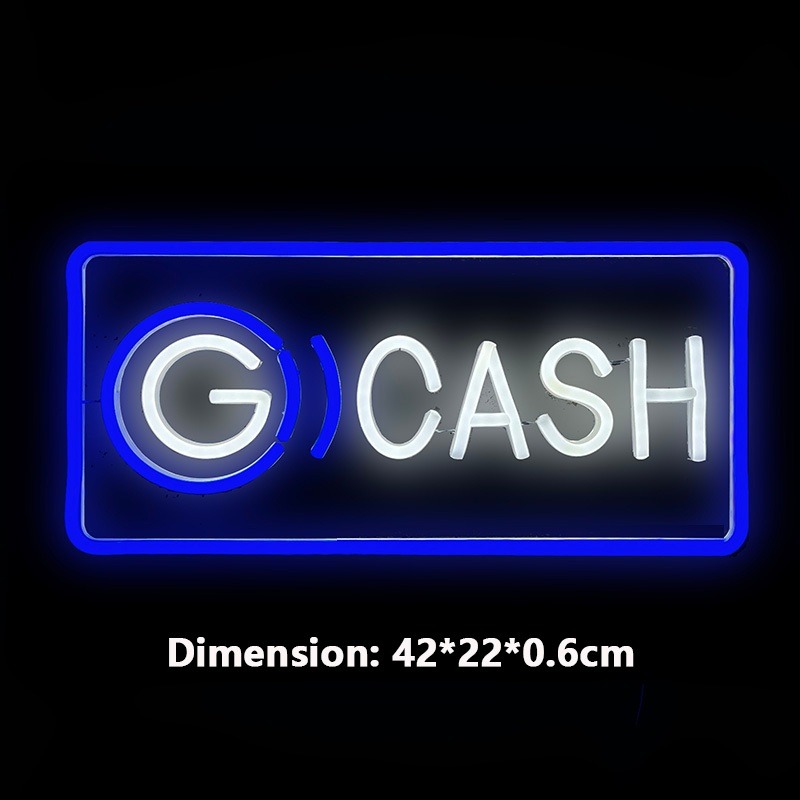 Gcash PISO Signage LED Light USB Neon Lights Piso WIFI Signage for Business with Light | Shopee ...