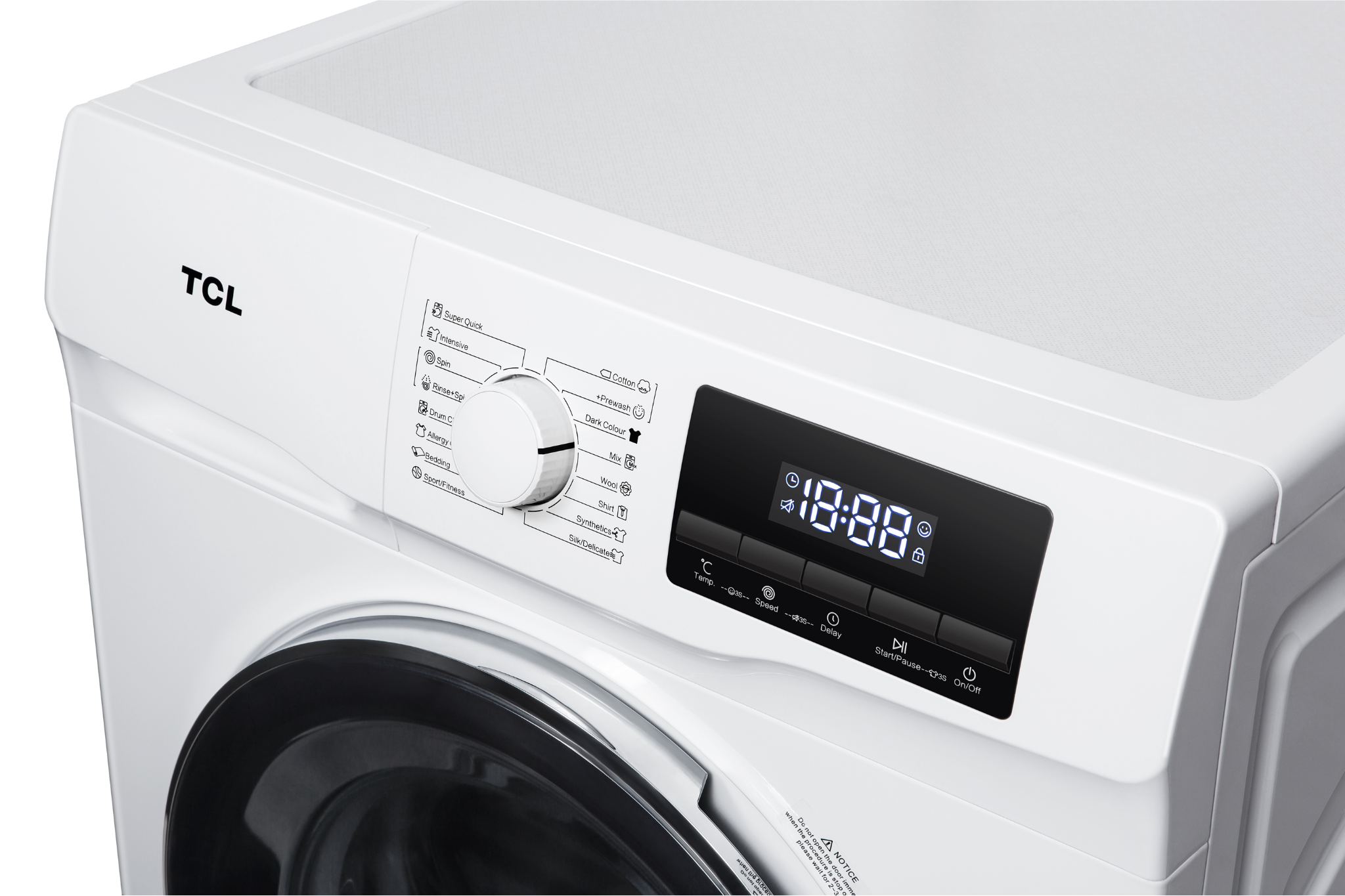 TCL 6KG Front Load Inverter Washing Machine - TWF60-P60 (HydroActive Inverter Technology ...