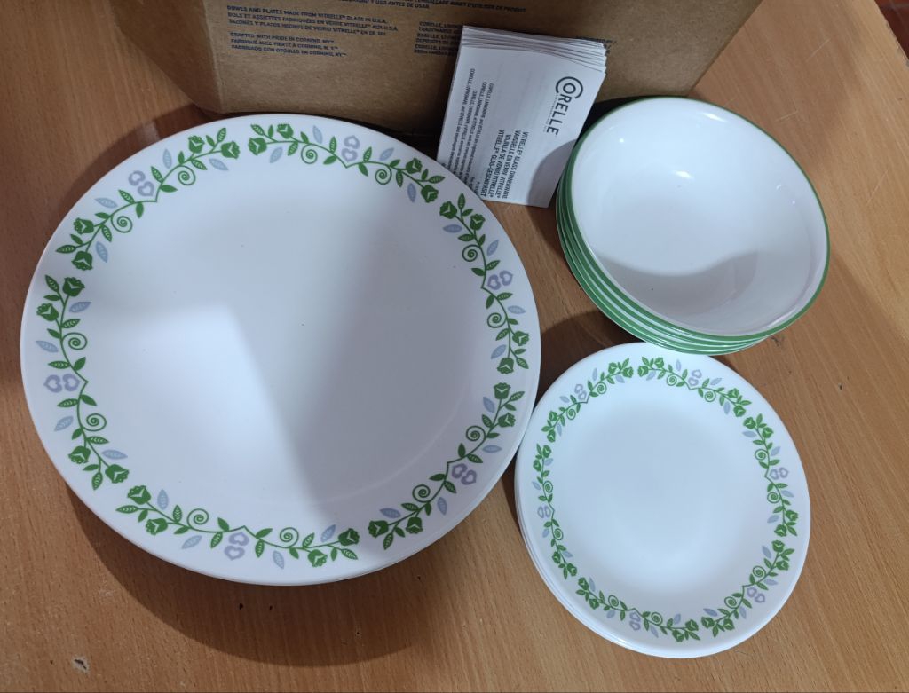 Corelle Round 12Pc Bryndle DTCM | Shopee Philippines