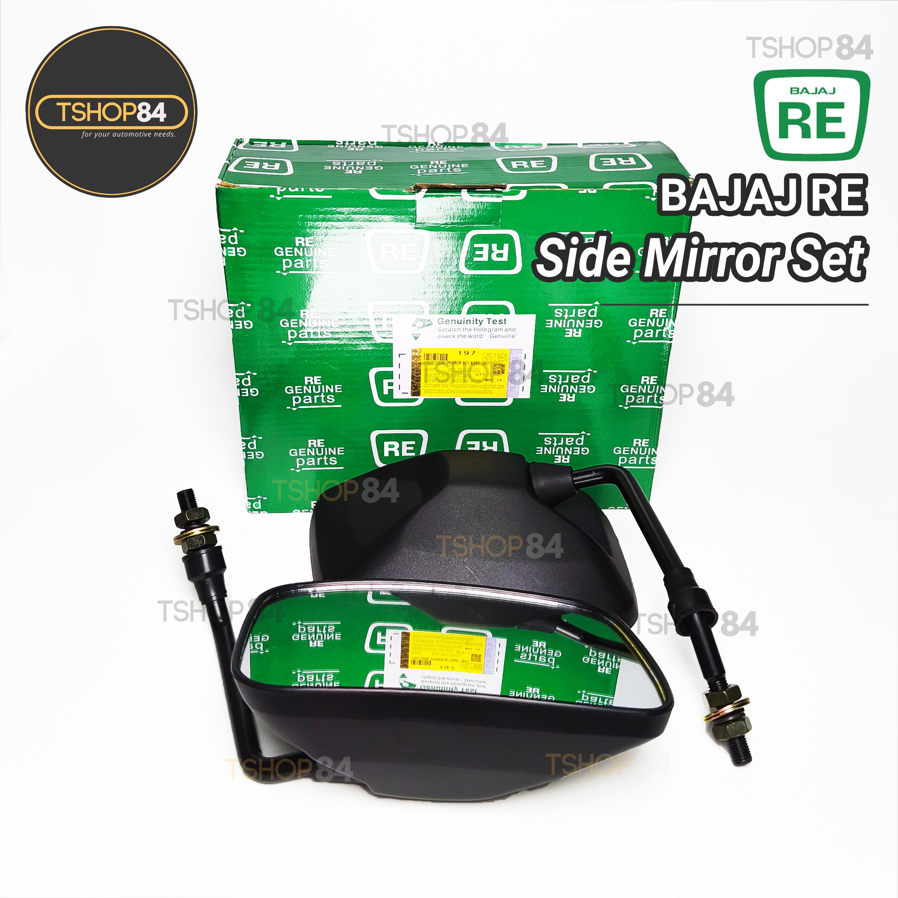 Bajaj RE FACELIFT Side Mirror SET #197 [2PCS LEFT and RIGHT] | Shopee ...