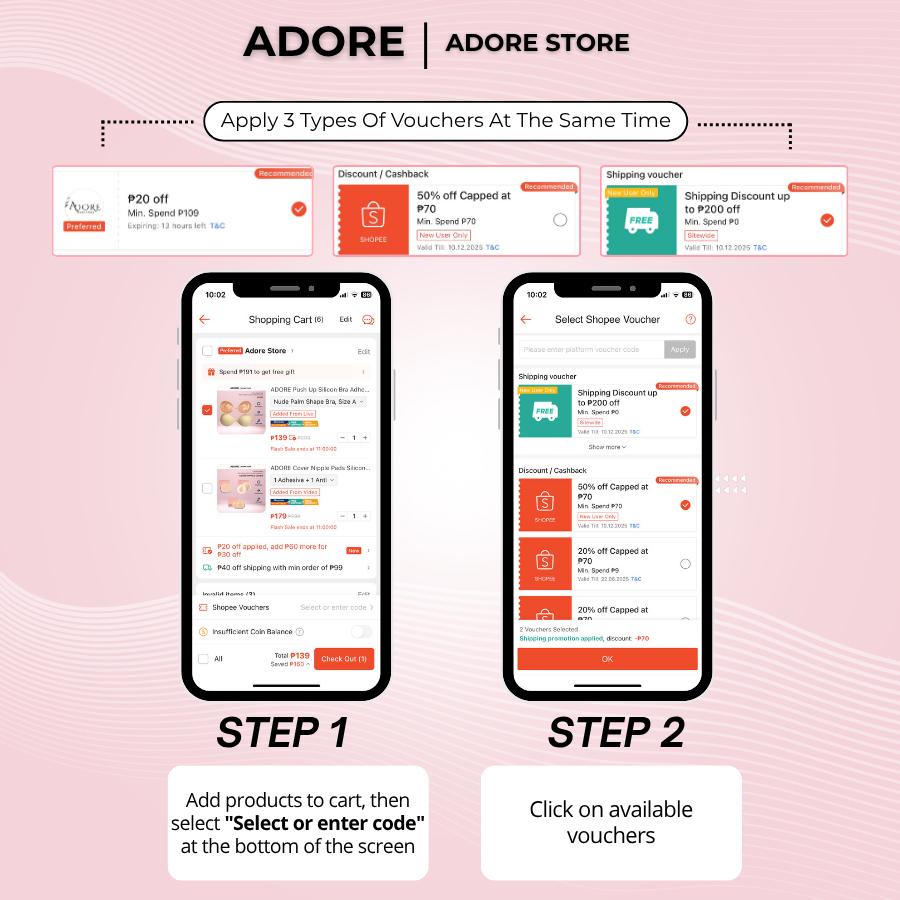 ADORE Cover Nipple Pads Silicon Womenswear Accessory Bra Lingerie Lady Comfort Anti-Drop Design ...