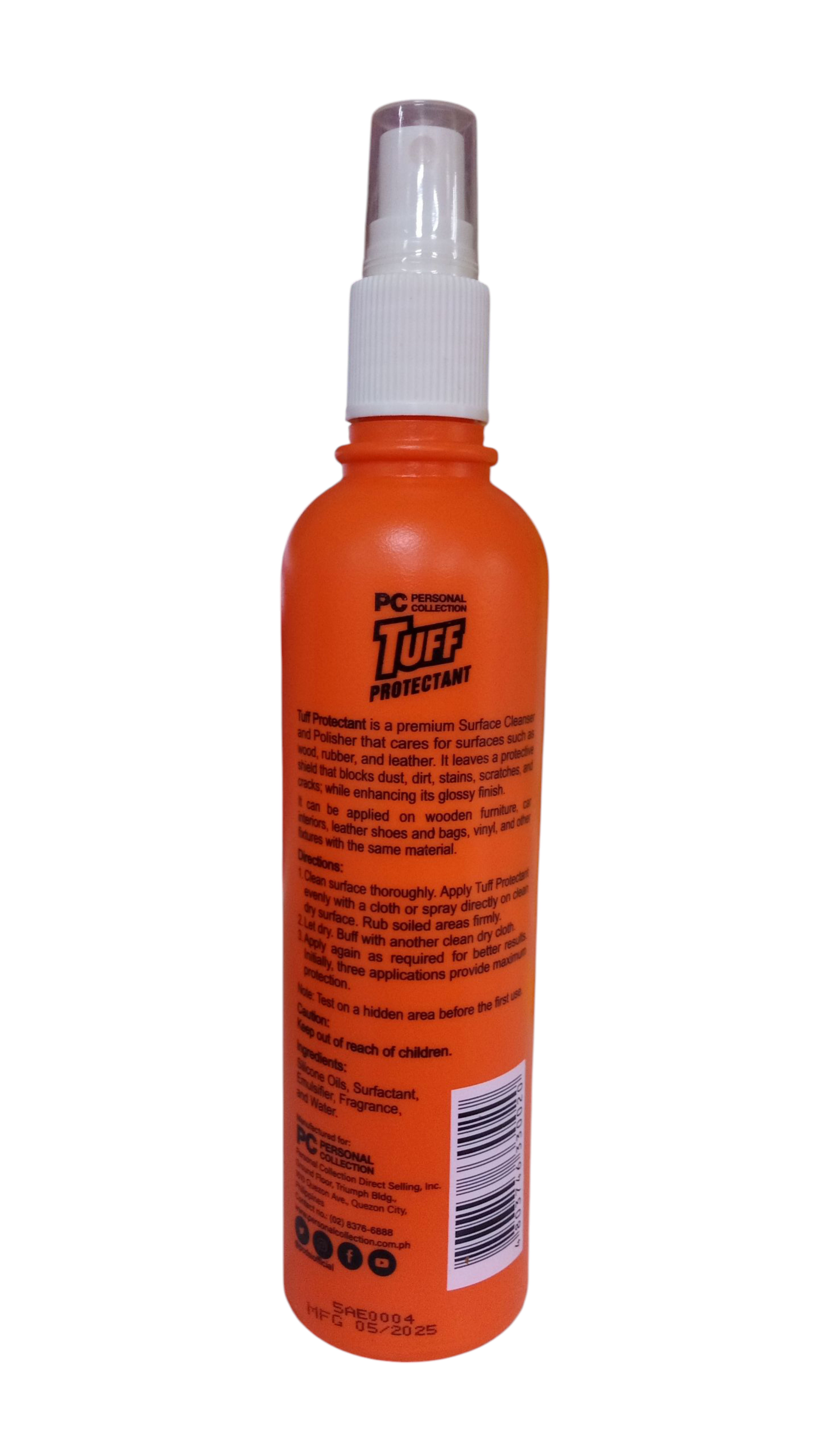 PC TUFF PROTECTANT MULTI-SURFACE CLEANER & POLISHER 250ML | Shopee ...