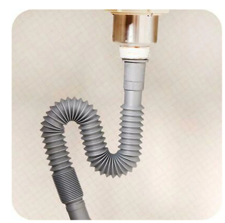 Expandable Flexible Hose Drain Pipe Tube Universal PVC Angle Extension ...