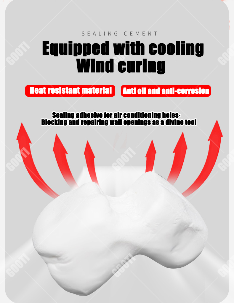 20PCS Waterproof Sealant Mud Clay Sealing Solid Glue For Duct Pipe Wall ...