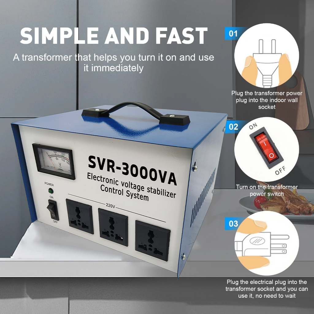 AVR-3000VA Automatic Voltage Regulator Ultra-wide Voltage Automatic ...