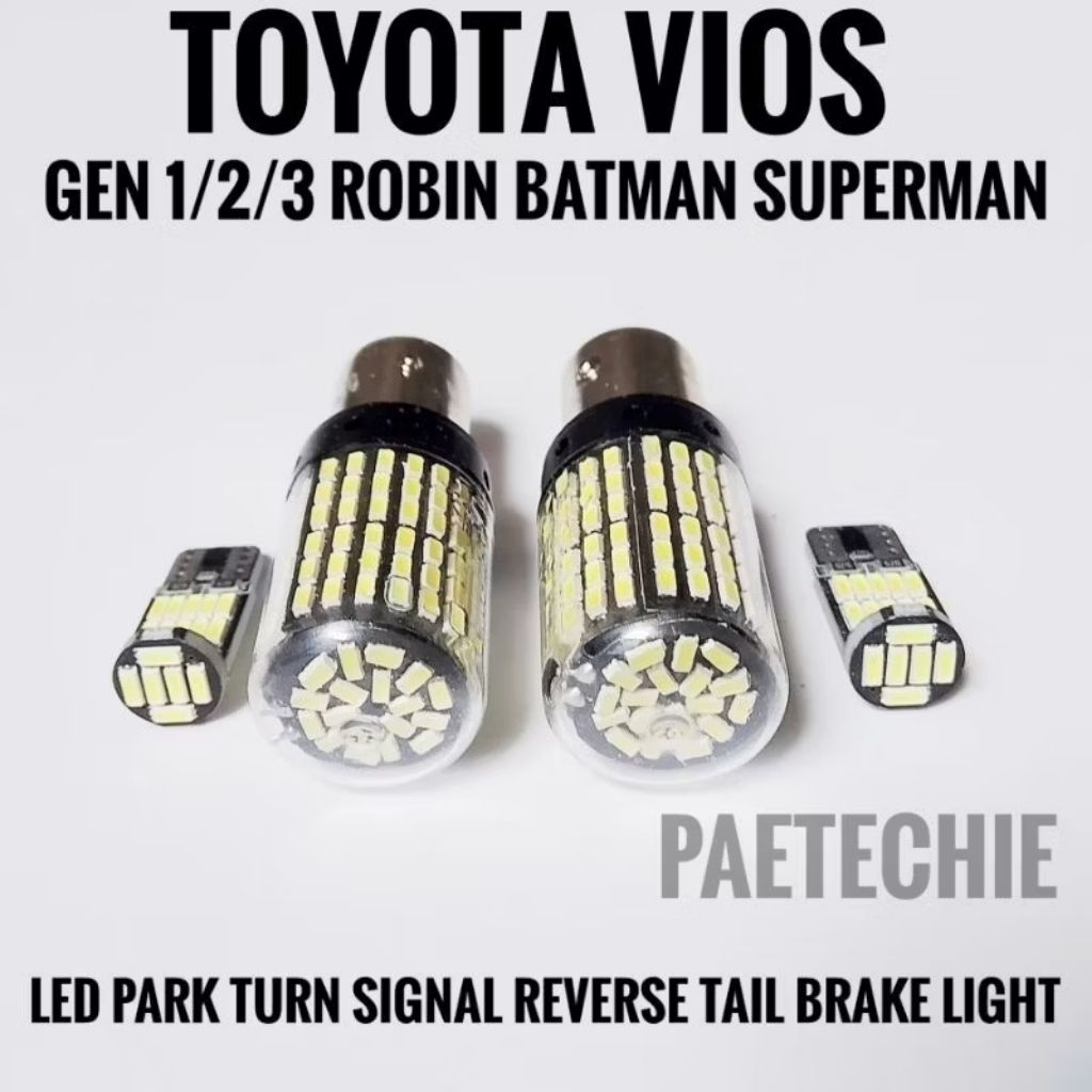 Toyota Vios Gen 1 2 3 LED Reverse Tail Brake Signal Park Light Side ...