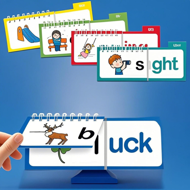 Natural Phonics Word Family Learning Card Set - 50 Core Word Families ...