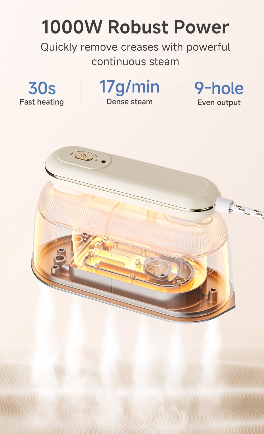 Simplus Steamer Iron Foldable Steam Iron Portable GTJH022 | Shopee ...