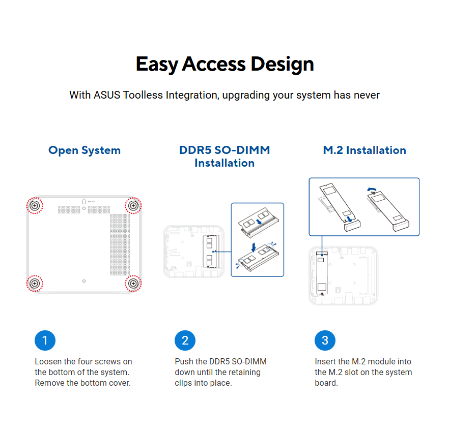 ASUS NUC 14 Essential Intel Processor N150 Graphics Mini PC ...