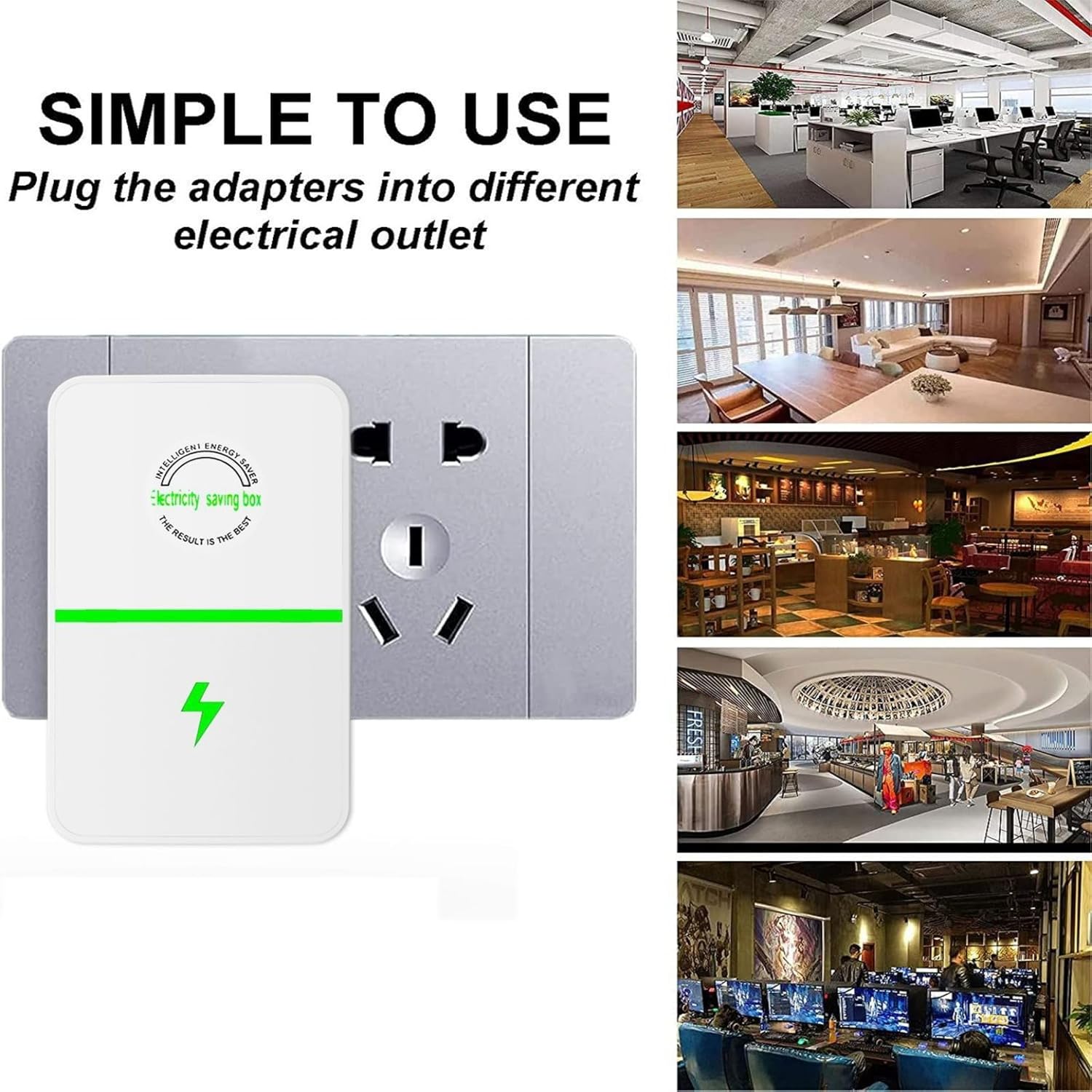 Electricity Saving-Box Pro-Power-Saver Stop-watt Energy-Saving Device ...