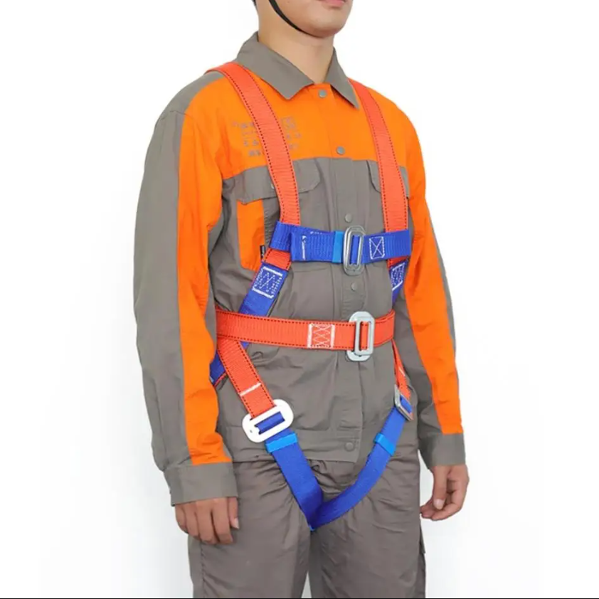 Full Body Safety Harness with Double Large Hooks Adjustable ...