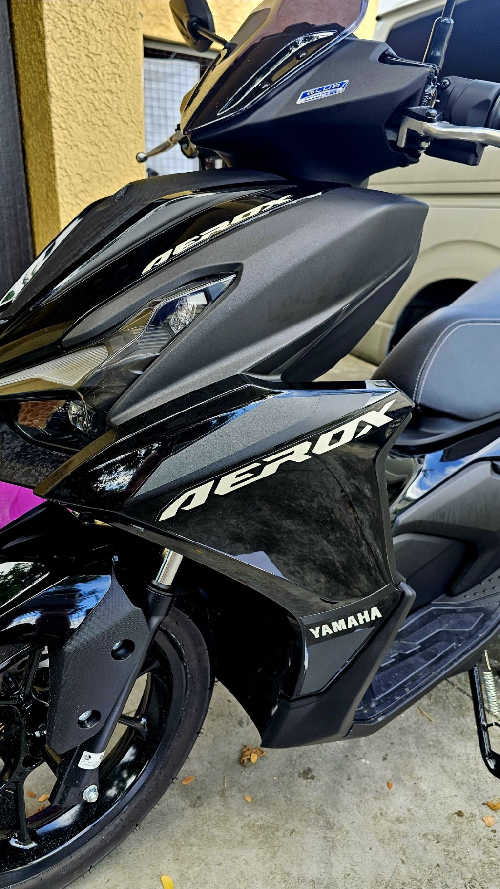 Aerox V3 lining Cover Up Decals for Black & Glaze Blue Aerox V3 STD ...