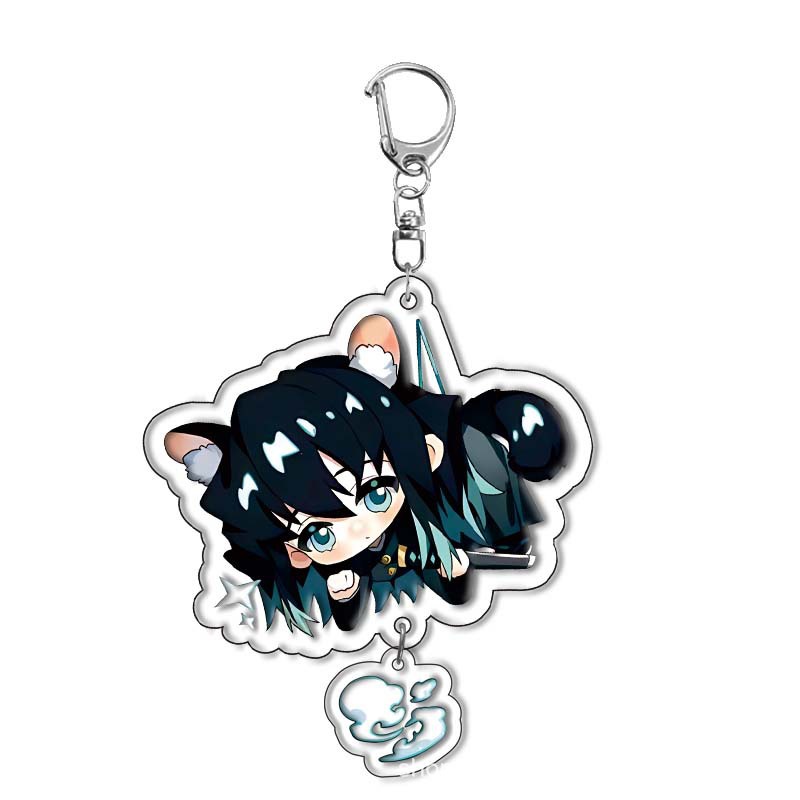 Demon Slayer/Naruto/Jujutsu Kaisen/Slam Dunk/Kitten Keychain Pendant ...