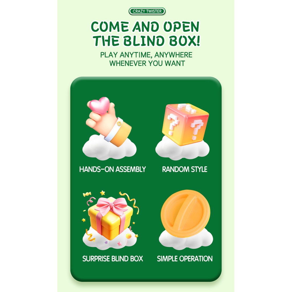 Gachapon Machine DIY Surprise Fun Capsule Blind Box Toys | Shopee ...