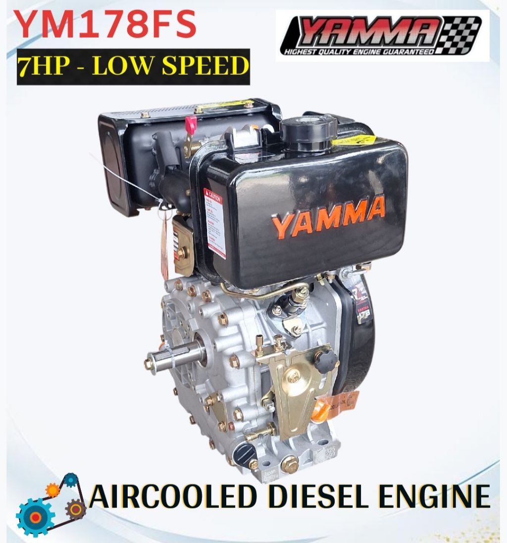 YAMMA 7HP LOW SPEED AIRCOOLED DIESEL ENGINE | Shopee Philippines