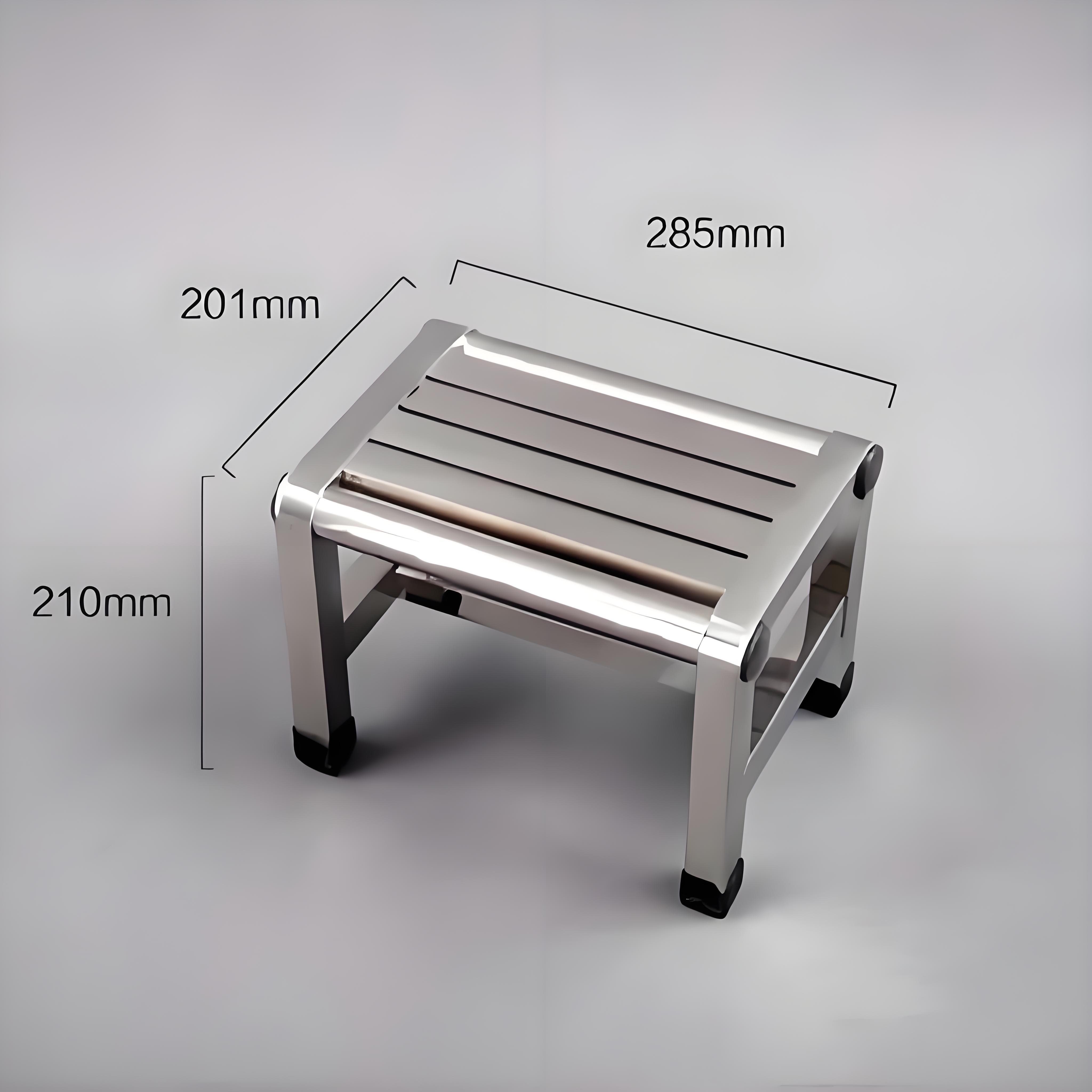 Heavy Duty Stainless steel stool waterproof stool thickened non slip ...