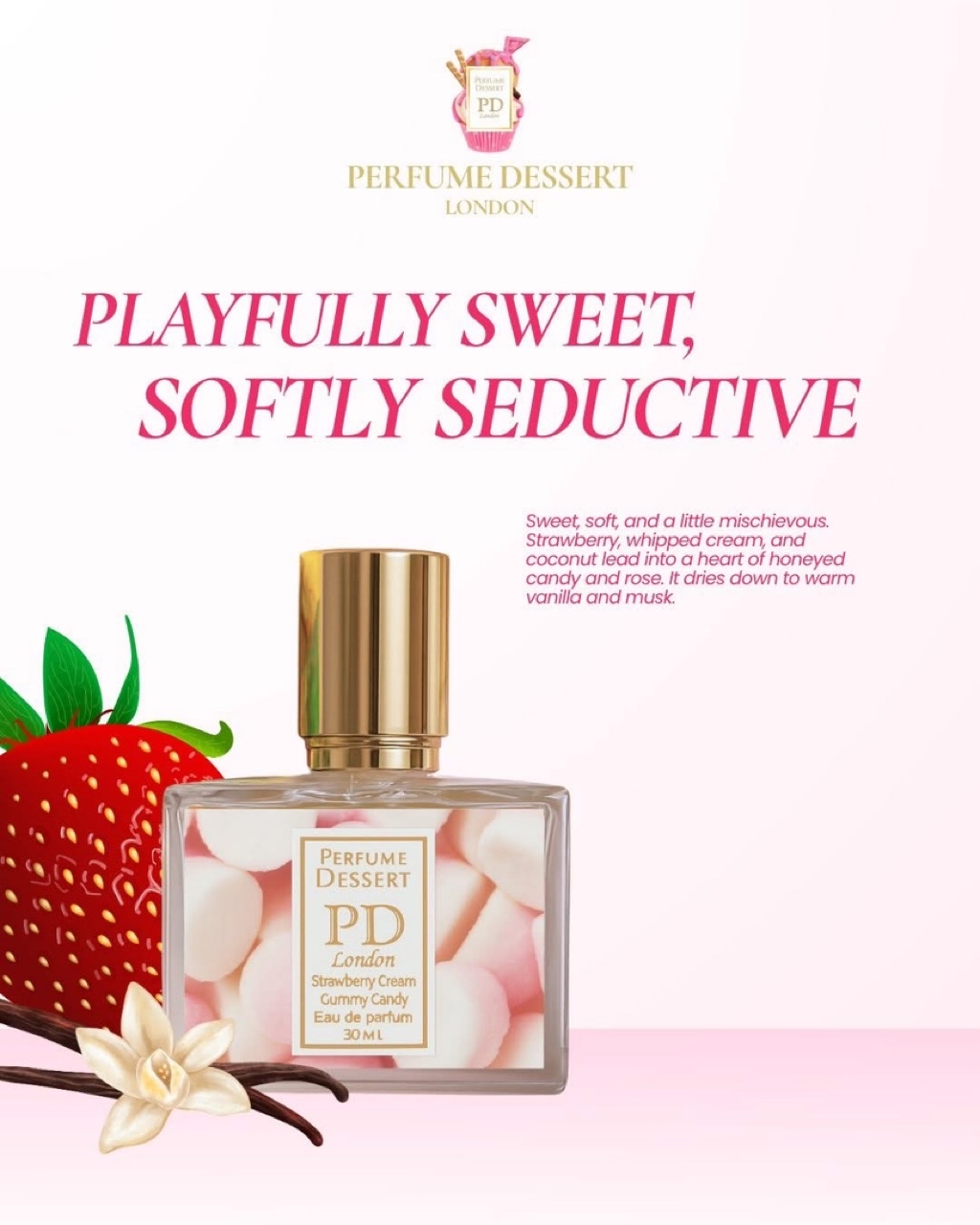 [PERFUME DESSERT OFFICIAL] Strawberry Cream Gummy Candy 30ml/50ml/100ml ...