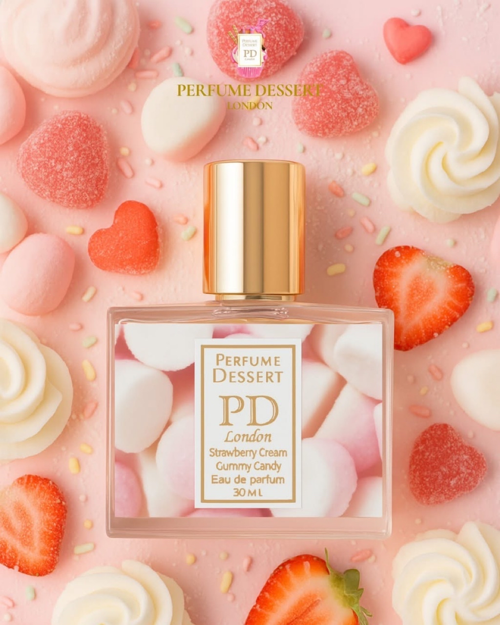 Strawberry Cream Gummy Candy 30ml/50ml/100ml Perfume Dessert London ...