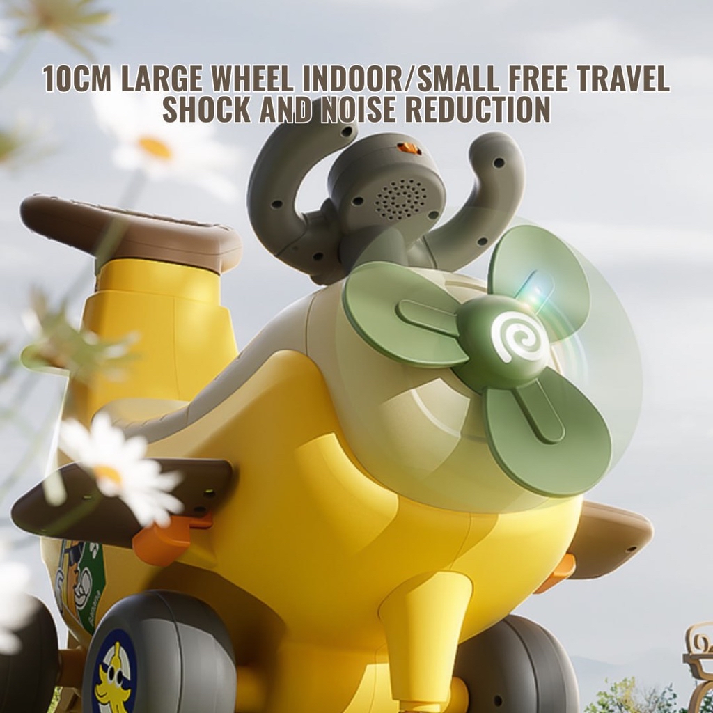Banana Plane Stroller Ride on Toys Push Trolley Baby Children Unisex ...