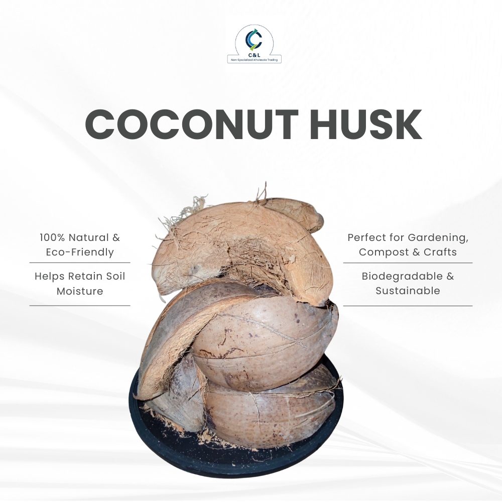 Coconut Husk 1kg – 100% Natural Organic Mulch, Soil Conditioner ...