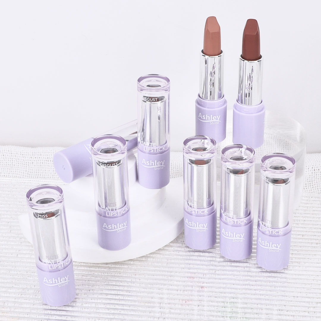Ashley Shine Matte Lipstick High Color Rendering Waterproof Non-stick ...