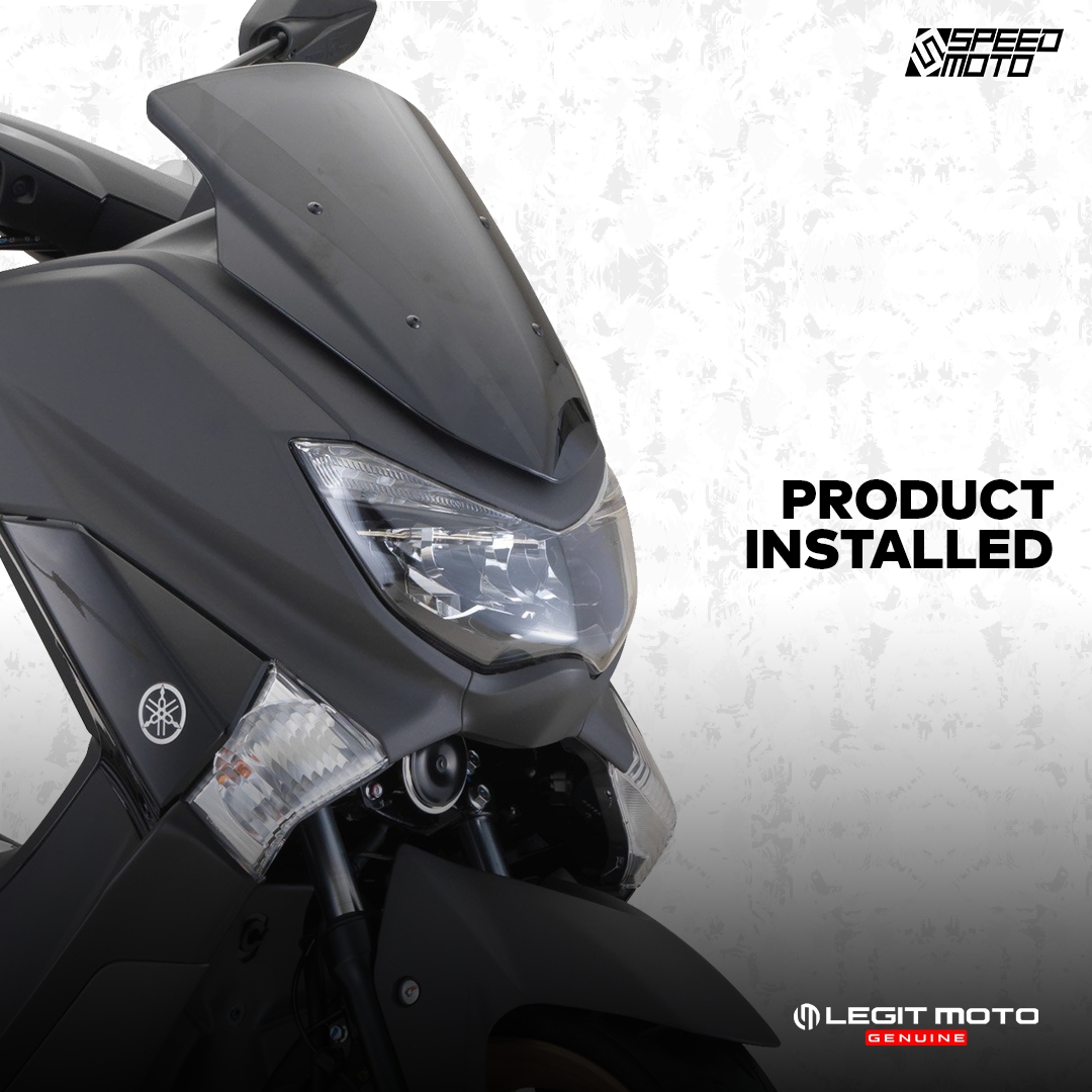 LEGITMOTO YAMAHA NMAX V1 2019 HEADLIGHT LENS COVER LG-10092 CLEAR/SMOKE ...