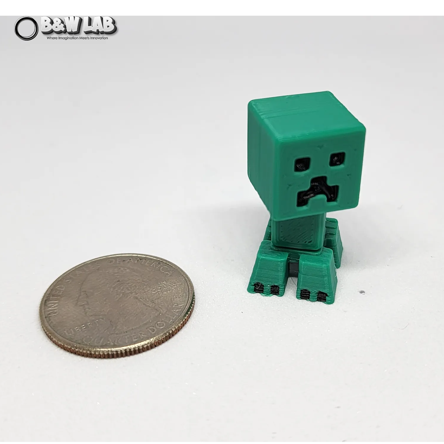 Minecraft 3D Printed Assemble Toy Collectible Mini Keychain Figure Kit ...