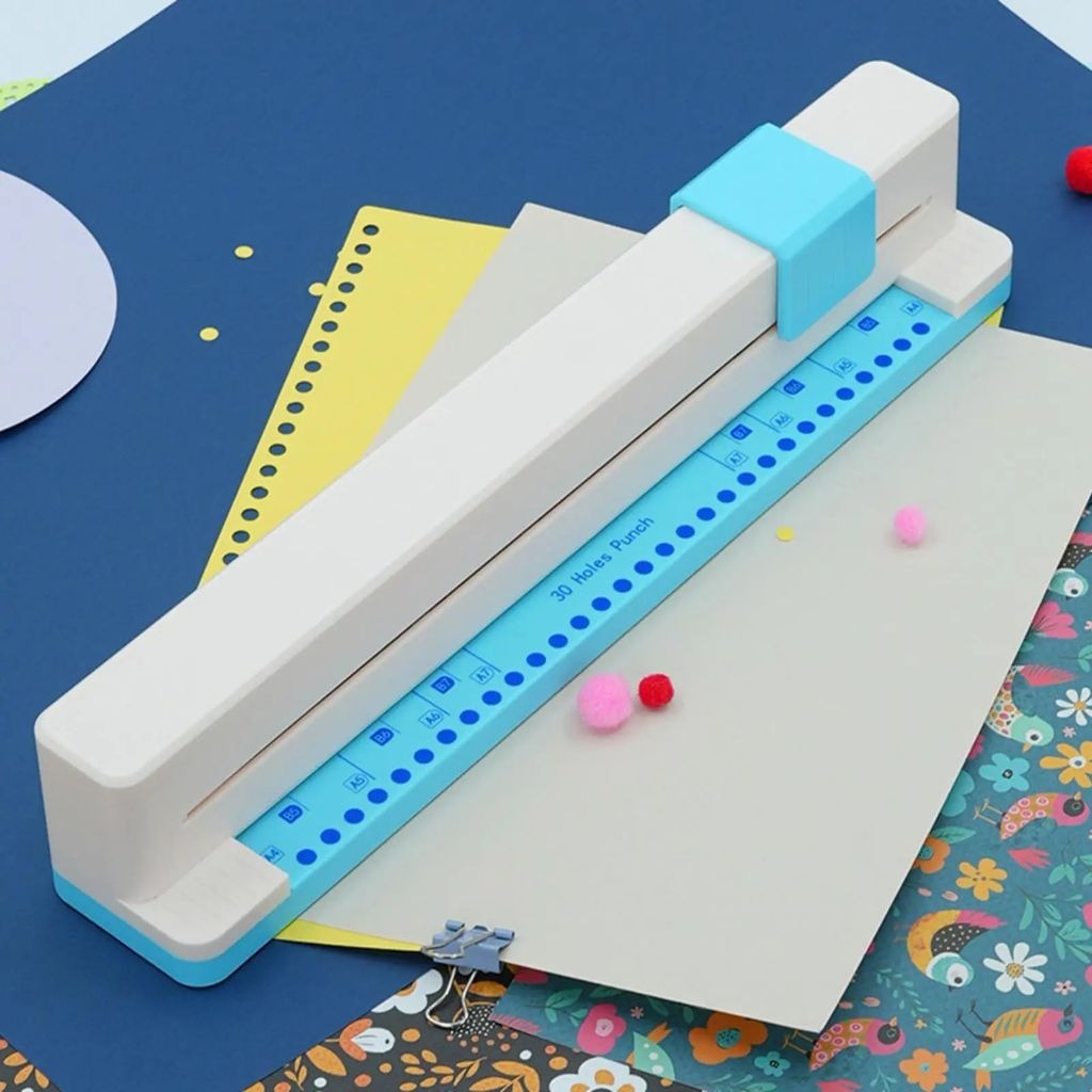30 Hole Paper Punching Machine Paper Puncher DIY A4 Punching Machine ...