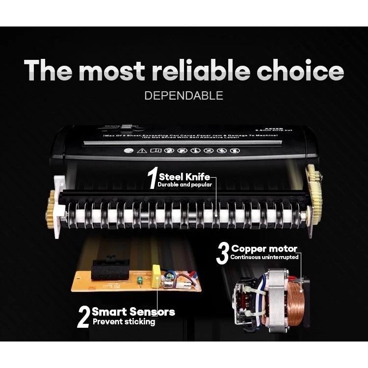 Expose Automatic Paper 10L Shredder Machine Portable Electric A4 Paper ...