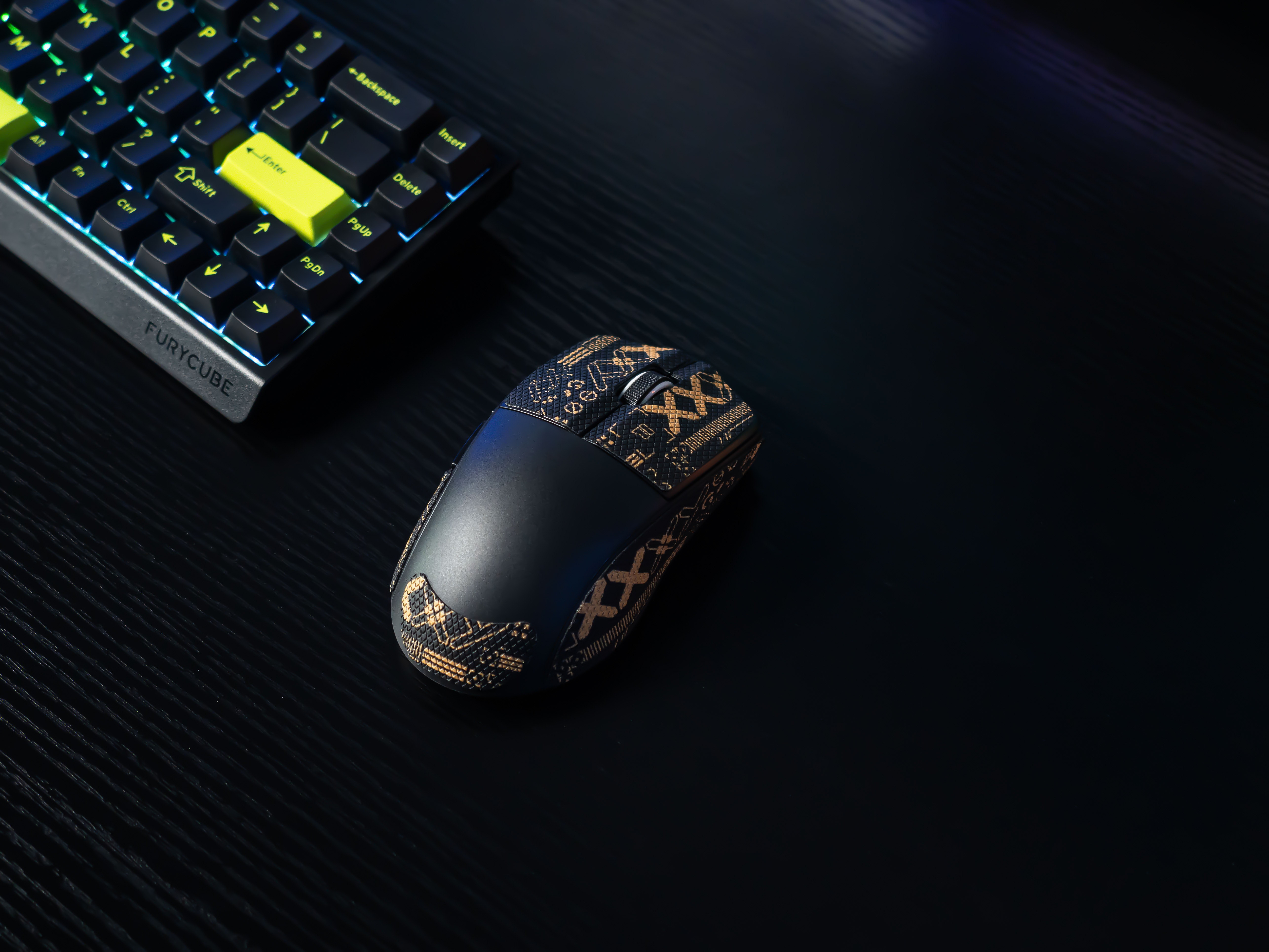 Furycube Wireless G1 Mouse 3311 Sensor 2.4G Ultra-lightweight Mice With ...