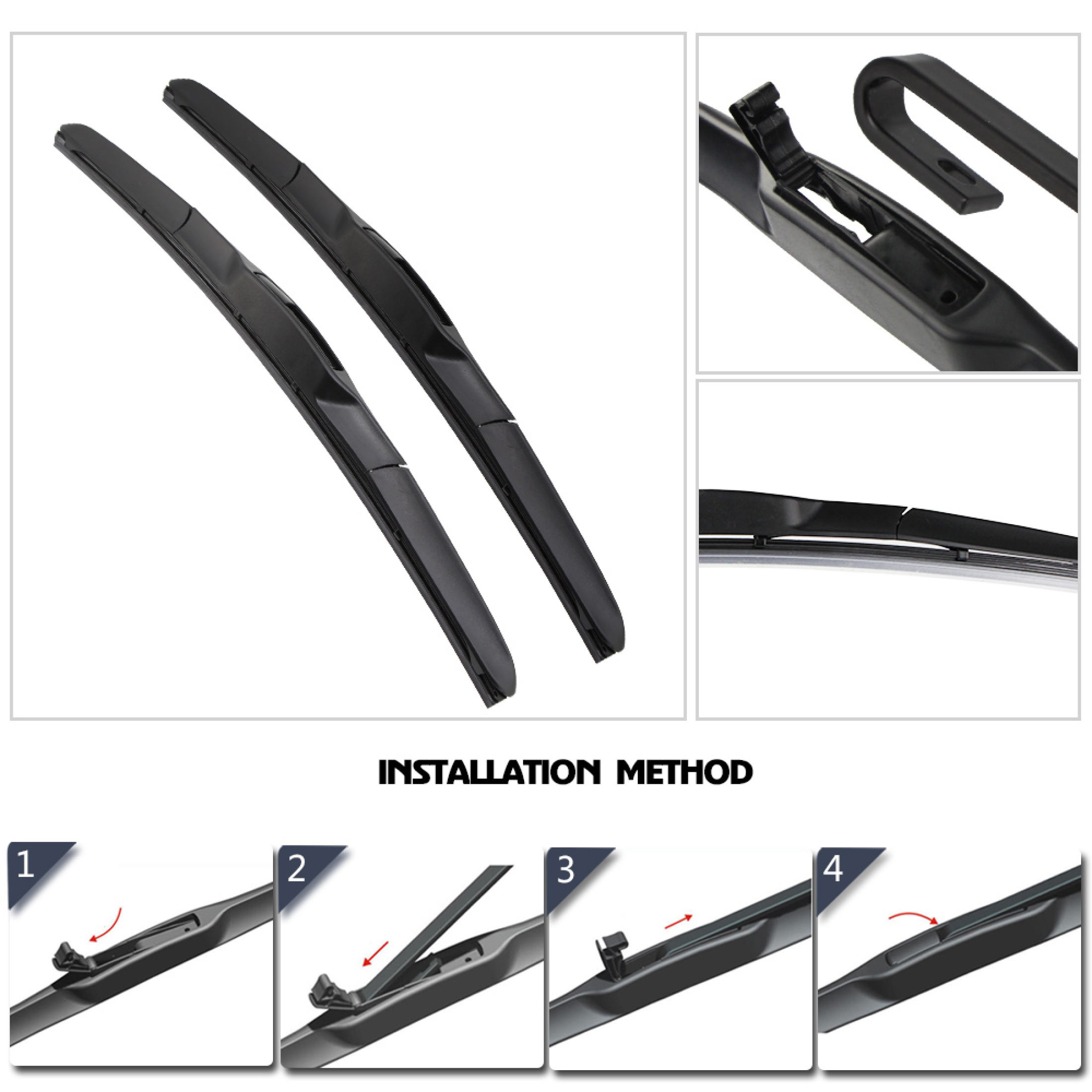 TOYOTA Innova wipers Car Window Wiper wiper blade banana type Wiper ...